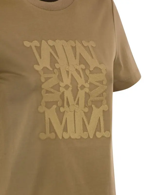 Max Mara Giovane Monogram T-shirt - Brown