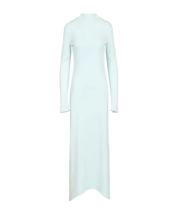 TOM FORD Long-sleeved Open-back Gown - White