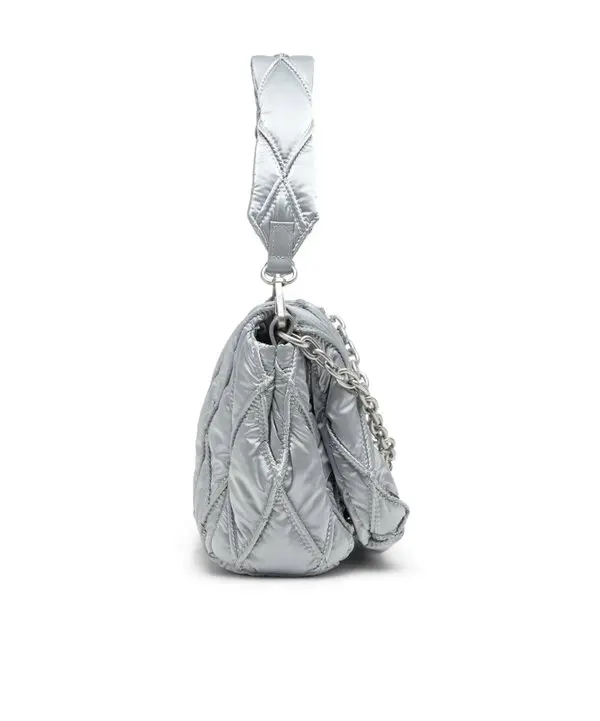DIESEL® Charm-d Shoulder Bag - Silver