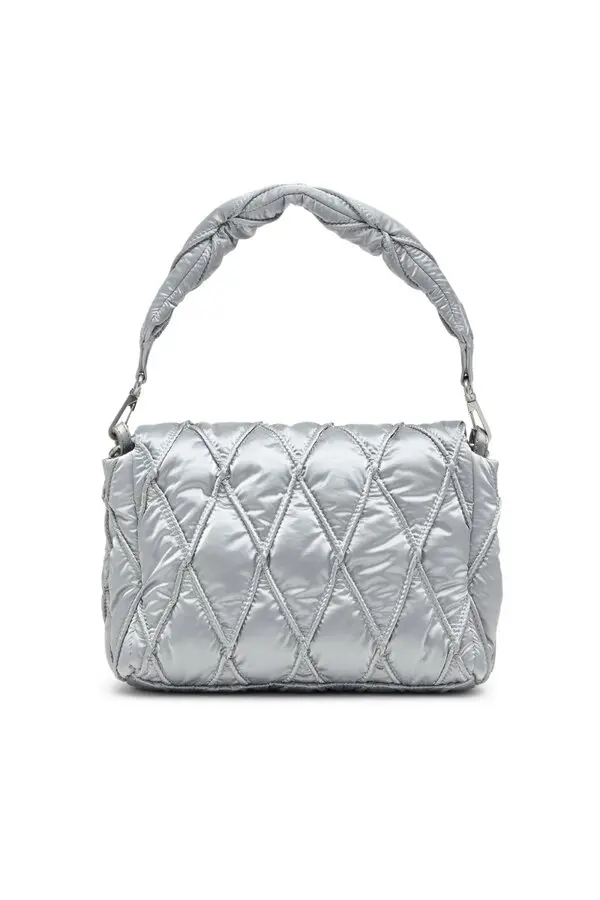 DIESEL® Charm-d Shoulder Bag - Silver