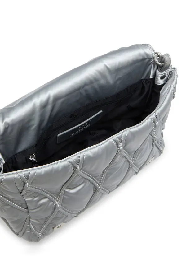 DIESEL® Charm-d Shoulder Bag - Silver