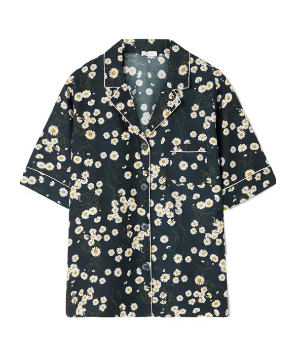 ERES Romance Je T'aime Printed Pajamas - Black