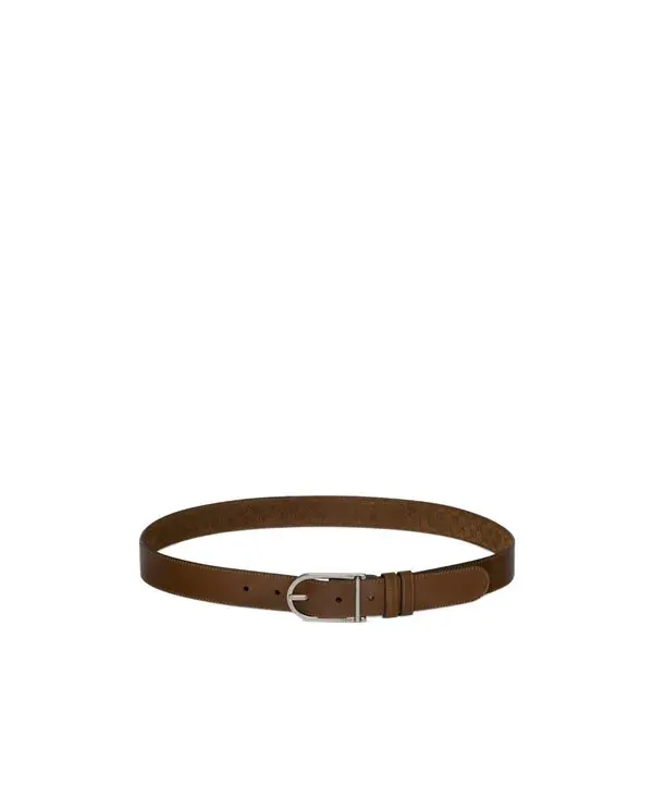 Gucci Reversible Monogrammed Leather Belt