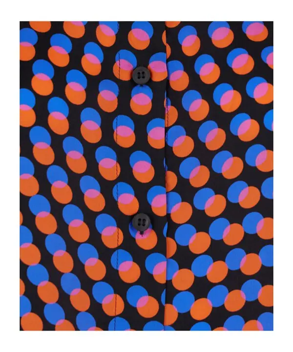 Dries Van Noten Polka Dot Collared Short-sleeved Shirt