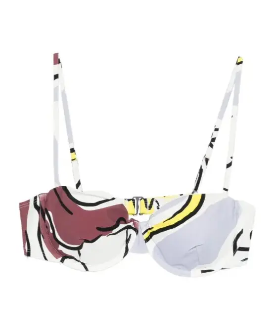 Tory Burch Printed Bikini Top - Multi-color