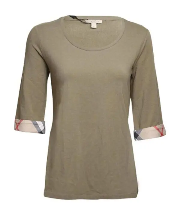 Burberry Round Neck Short Sleeve T-shirt