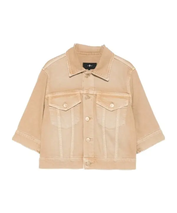 7 For All Mankind Button-fastening Jacket - Nude