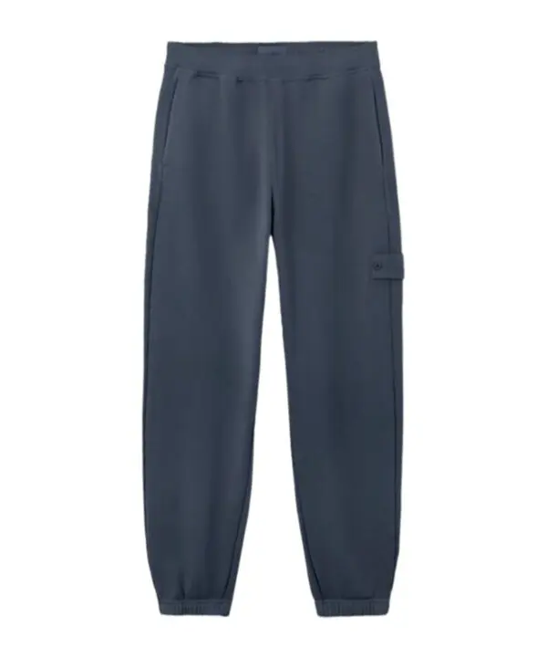 Stone Island Regular-fit Joggers With Pockets - Slate Blue