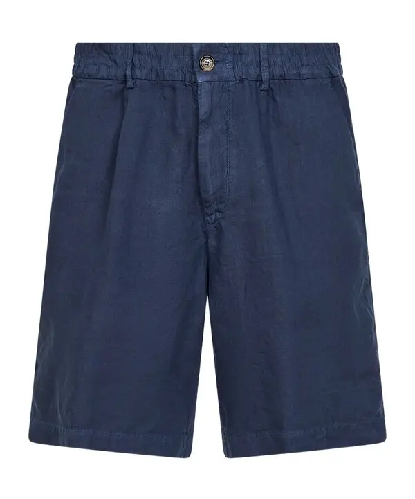 Brunello Cucinelli Elasticated Waistband Bermuda Shorts - Blue