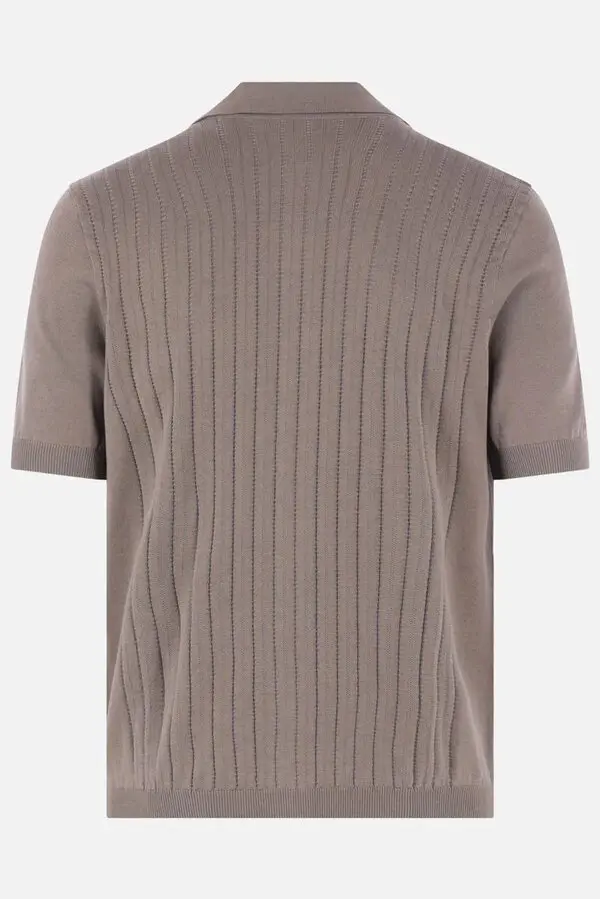 Brunello Cucinelli Short-sleeved Collared Cardigan