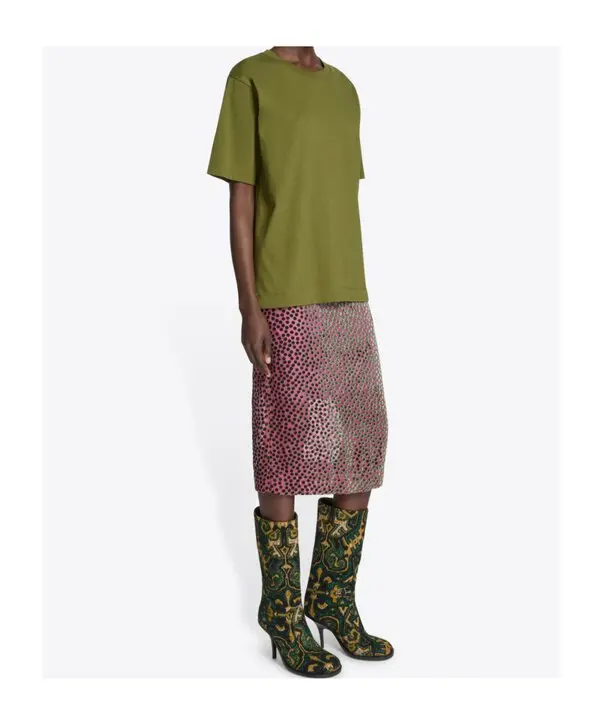 Dries Van Noten Button-embellishment Cotton T-shirt