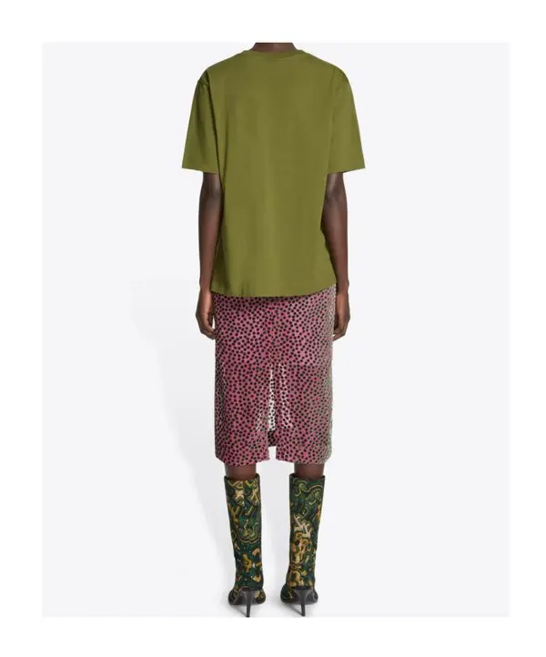 Dries Van Noten Button-embellishment Cotton T-shirt