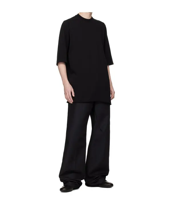 Rick Owens Temple Jumbo Crew Neck T-shirt - Black