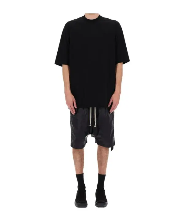 Rick Owens Temple Jumbo Crew Neck T-shirt - Black