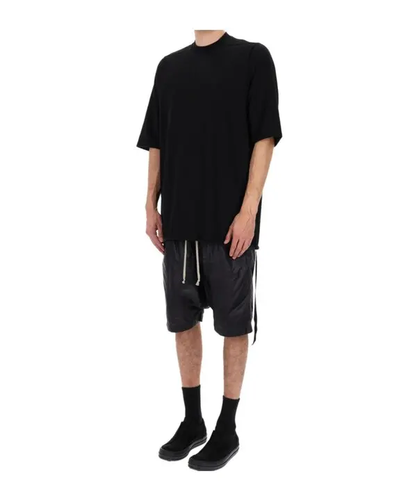 Rick Owens Temple Jumbo Crew Neck T-shirt - Black