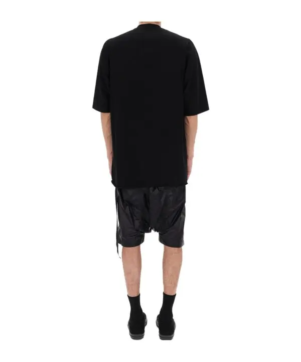 Rick Owens Temple Jumbo Crew Neck T-shirt - Black