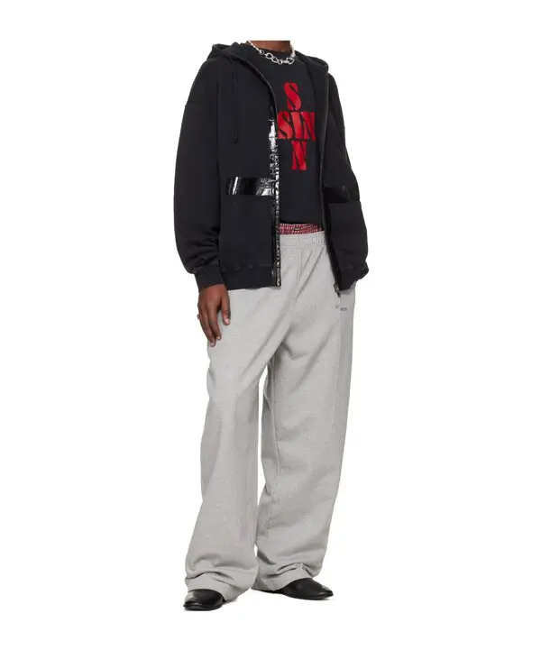 Vetements Taped Zip-up Hoodie