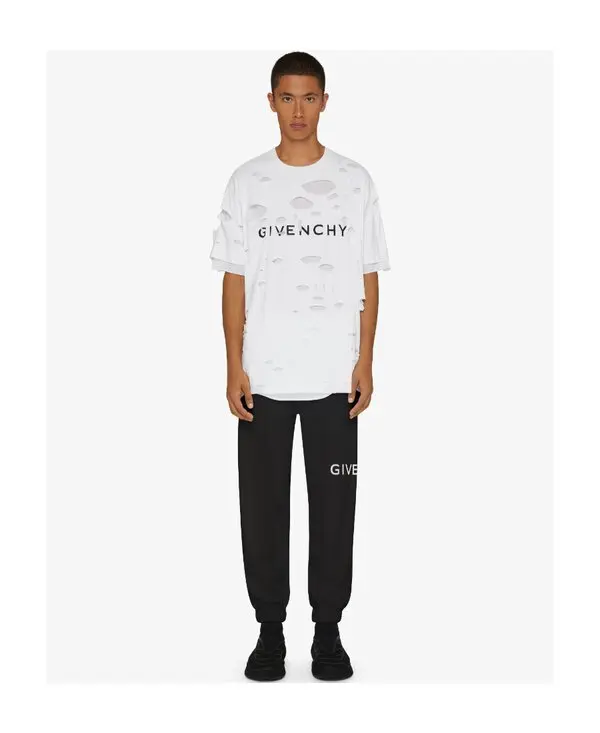 Givenchy Logo Printed Rear-welt Pocketed Track Pants - Black