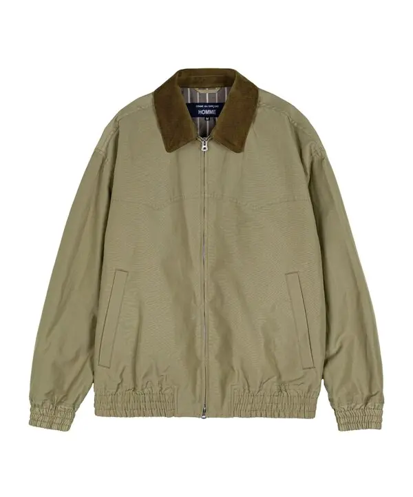 Comme Des Garçons Long-sleeved Zip-up Jacket - Light Brown