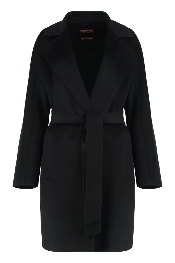 Max Mara Long Sleeved Belted Coat