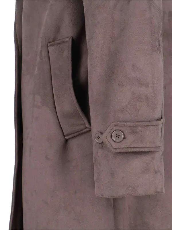 THE FRANKIE SHOP Pembroke Double-breasted Coat - Gray