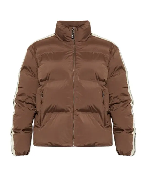 Palm Angels Classic Logo Down Jacket - Brown