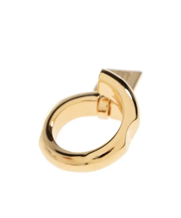 Balenciaga Logo Engraved Ring