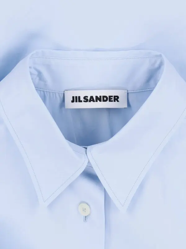 JIL SANDER Long Sleeve Poplin Shirt
