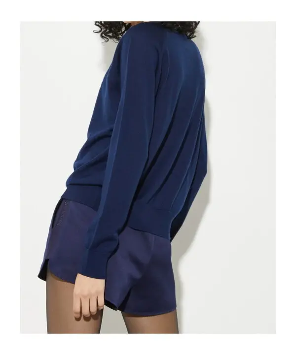 MAXCO. Max&co. Pure Merino Wool Jumper With Embroidered Heart
