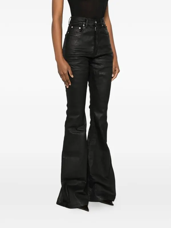 Rick Owens High-waisted Flared Bootcut Jeans