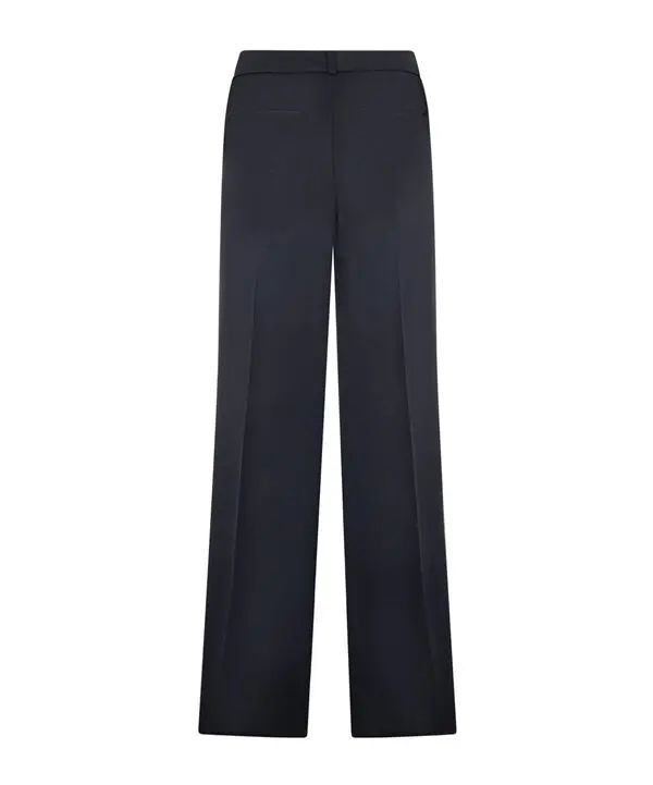 Peserico Pleated High-waist Trousers - Black