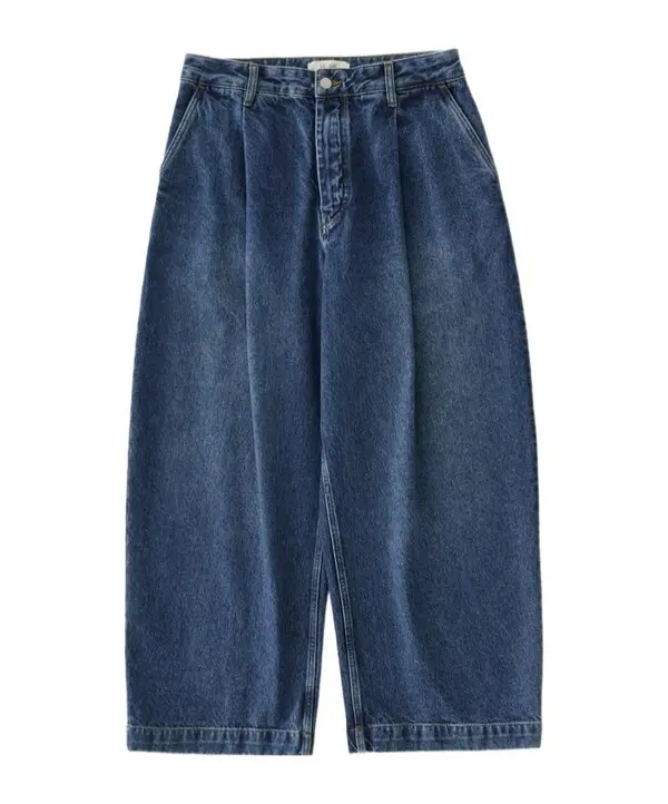 Studio Nicholson Wide-leg Pleated Jeans