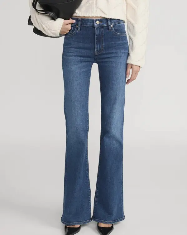 FRAME The Icon Flare Jeans - Blue