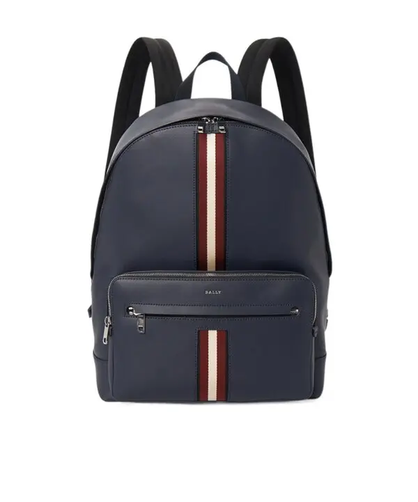 Bally Zippered Backpack - Navy Blue