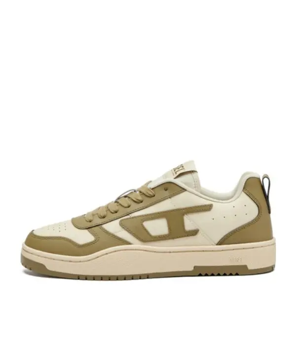 DIESEL® S-ukiyo Low-top Leather And Nylon Sneakers - Nude