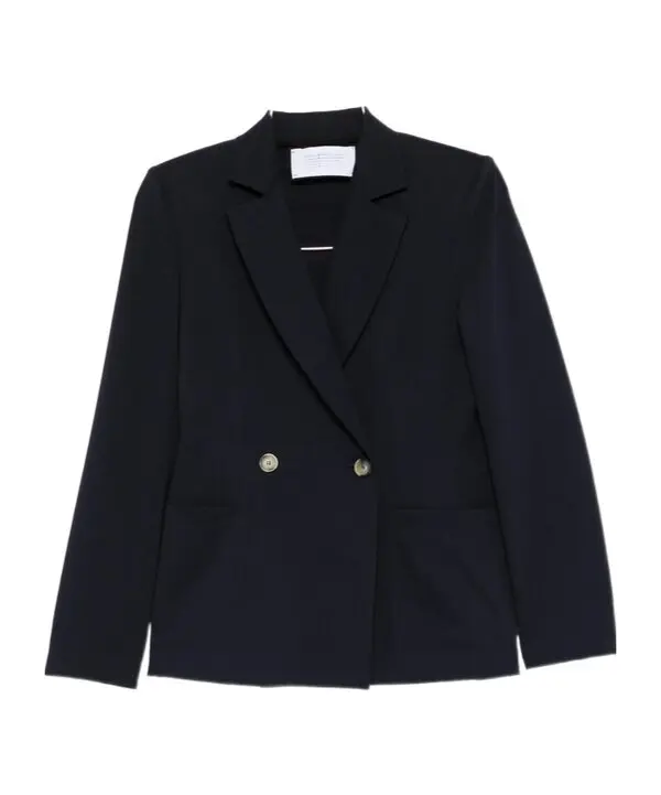 Harris Wharf London Notched Lapel Double-breasted Blazer
