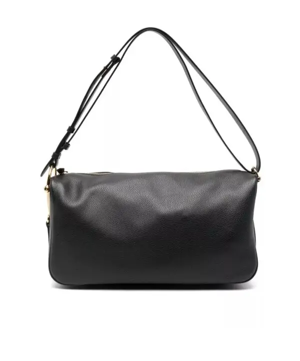 Gucci Half Horsebit Large Shoulder Bag - Black