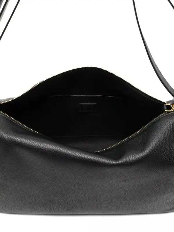 Gucci Half Horsebit Large Shoulder Bag - Black