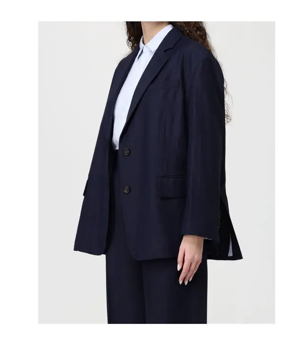 Brunello Cucinelli Single Breasted Blazer - Black