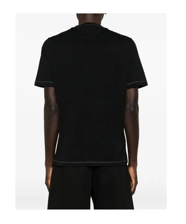 Brunello Cucinelli Logo Embroidered Crewneck T-shirt