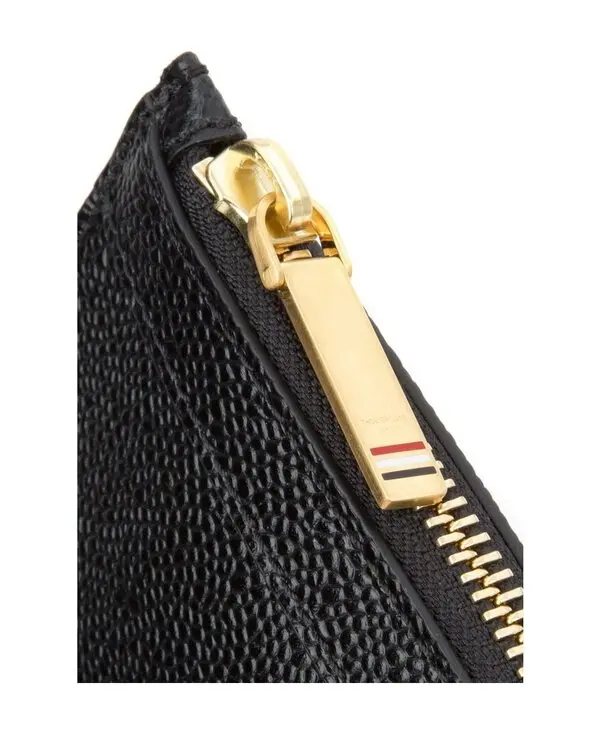 Thom Browne Pebble Grain Leather Document Holder - Black