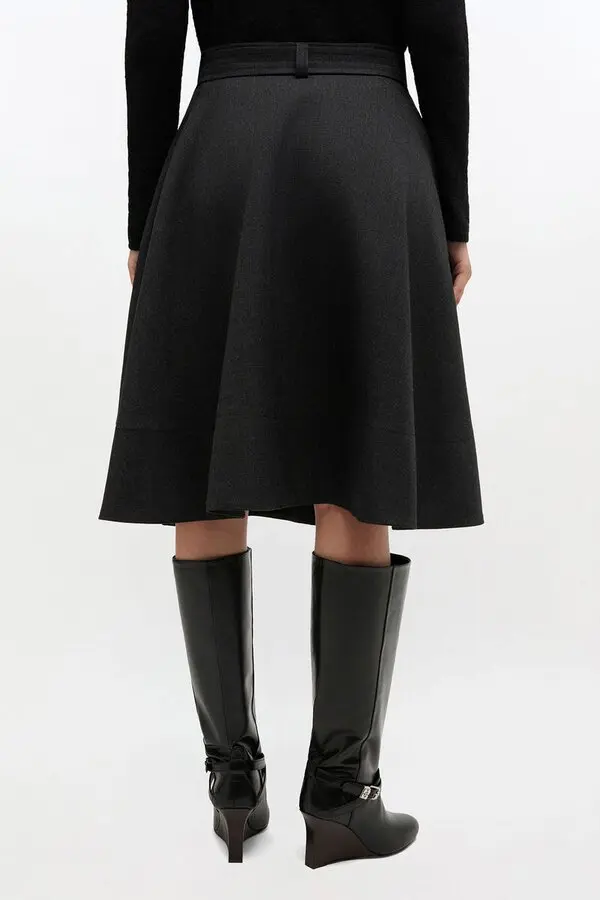 GANNI Suiting Wrap Skirt