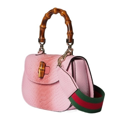 Gucci Bamboo 1947 Python Small Bag