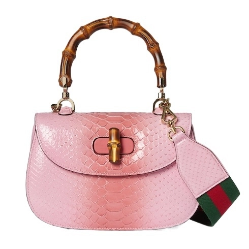 Gucci Bamboo 1947 Python Small Bag