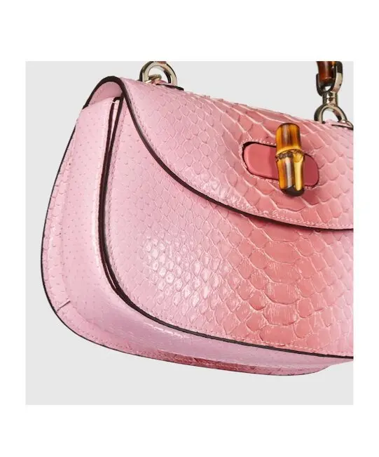 Gucci Bamboo 1947 Python Small Bag