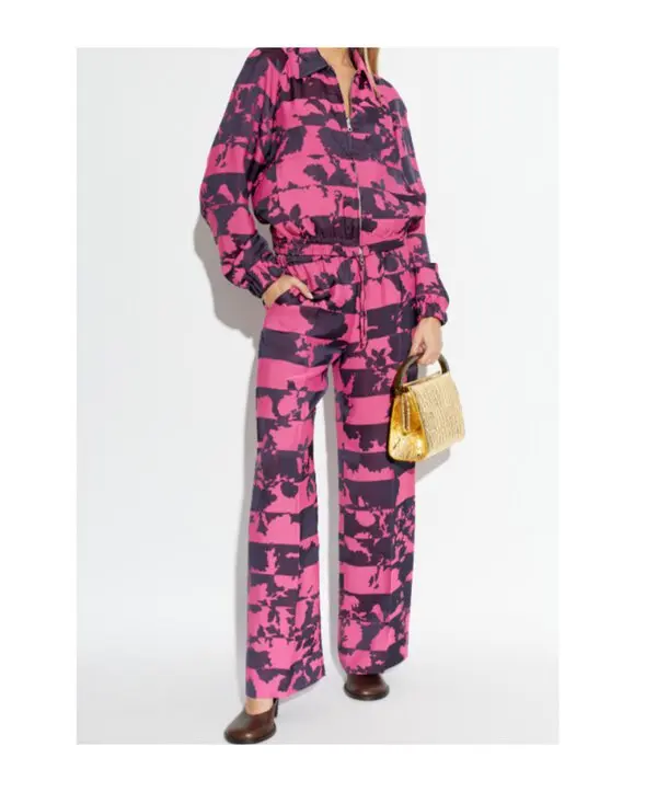 Dries Van Noten Printed Long Sleeve Casual Jacket