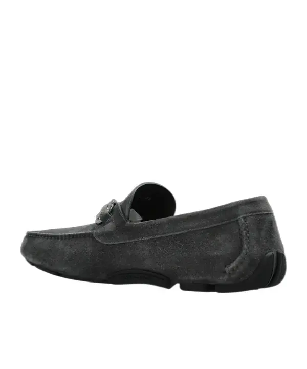 FERRAGAMO Horsebit Loafers - Grey