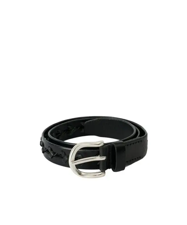 Our Legacy Braided Buckle Belt - Black