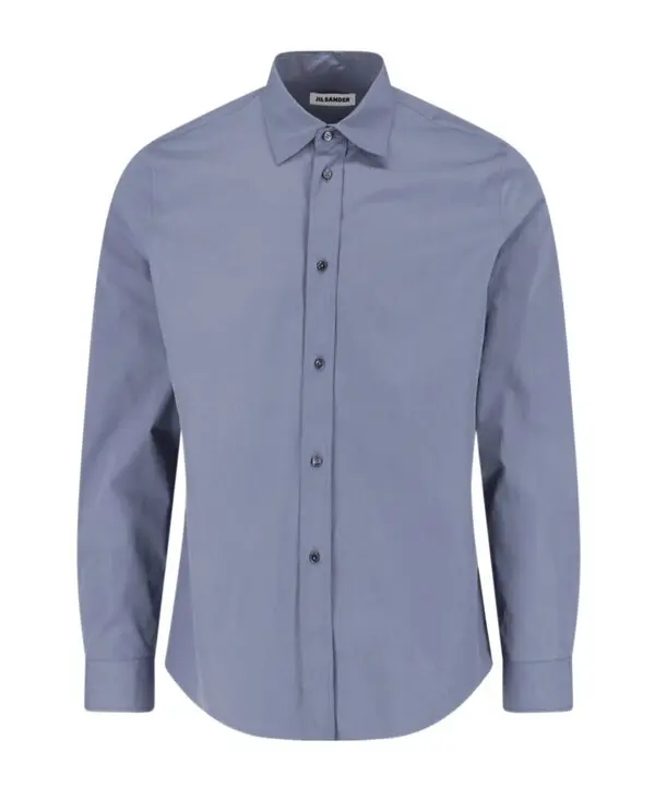 JIL SANDER Classic Long-sleeve Shirt - Blue