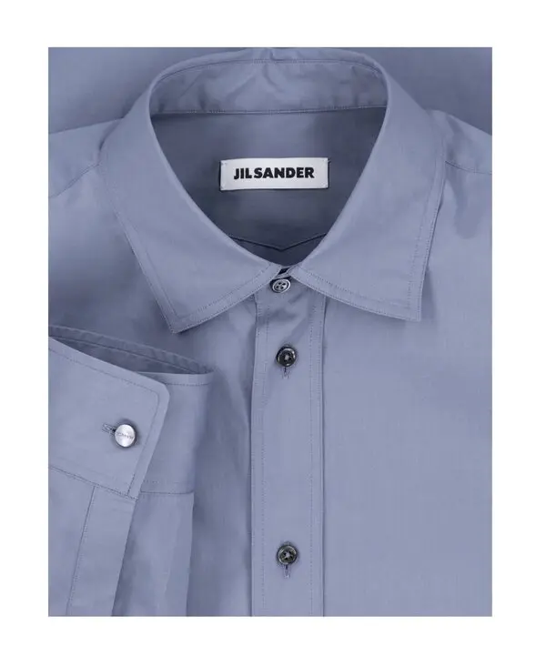 JIL SANDER Classic Long-sleeve Shirt - Blue